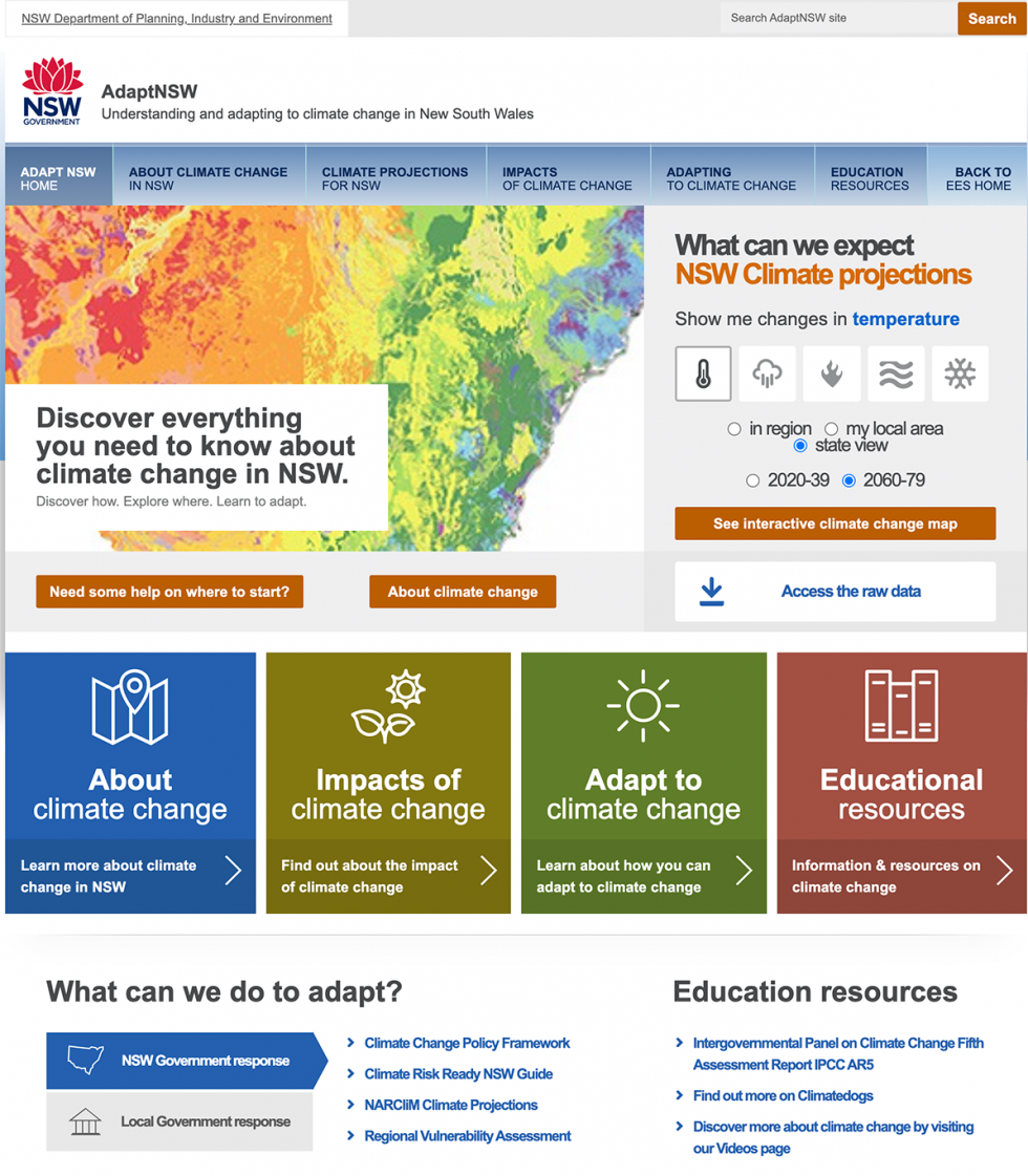 Exploring climate change science, information and resources | Biotext
